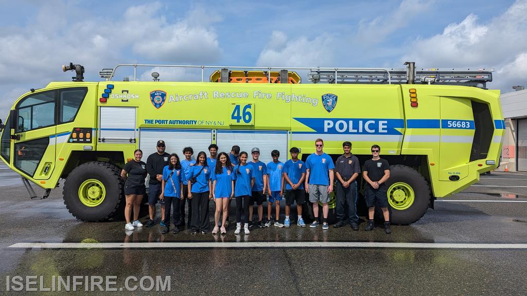 EWR Fire Station Explorer Visit - Iselin Volunteer Fire Company #1 ...